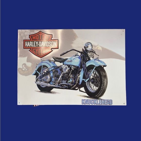 Harley-Davidson | Wall Decor | Harley Davidson Knucklehead Metalsign ...